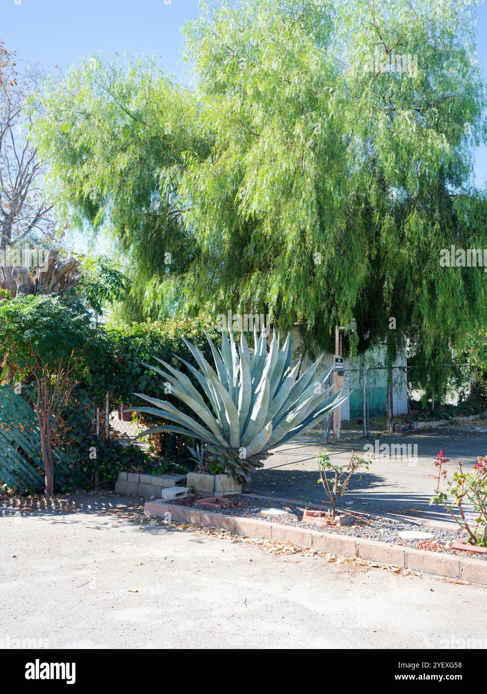 Southern California landscape and architecture in rural setting Stock ...