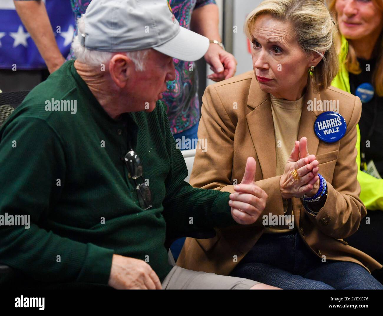 Wilkes Barre, United States. 01st Nov, 2024. First Lady Of Minnesota ...