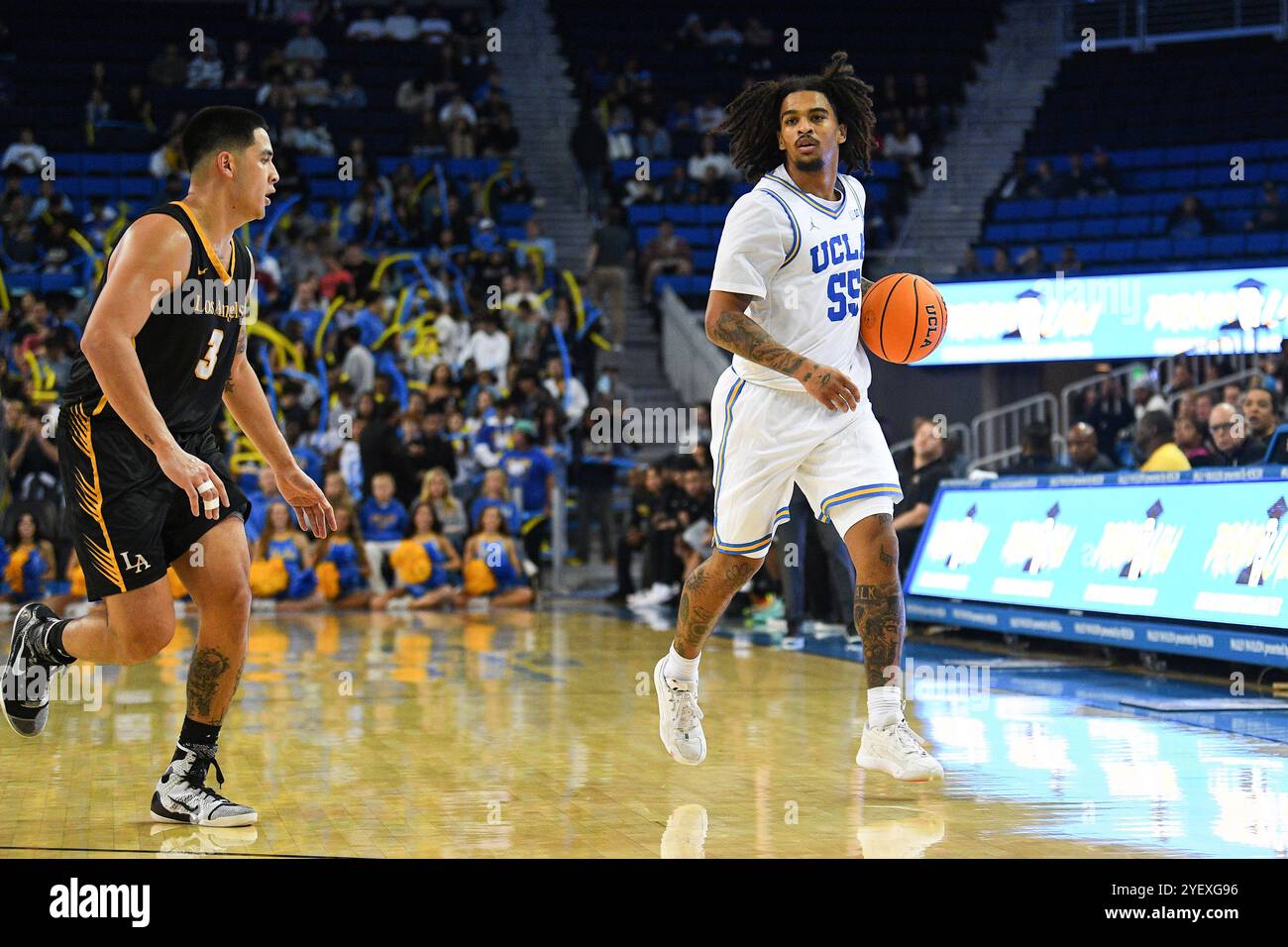 LOS ANGELES, CA - OCTOBER 30: UCLA Bruins guard Skyy Clark (55 ...