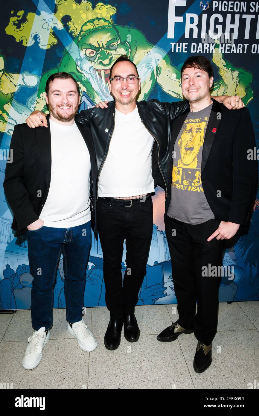 London, UK. 1st Nov, 2024. Cian Lorcan, Airell Anthony Hayles and James ...
