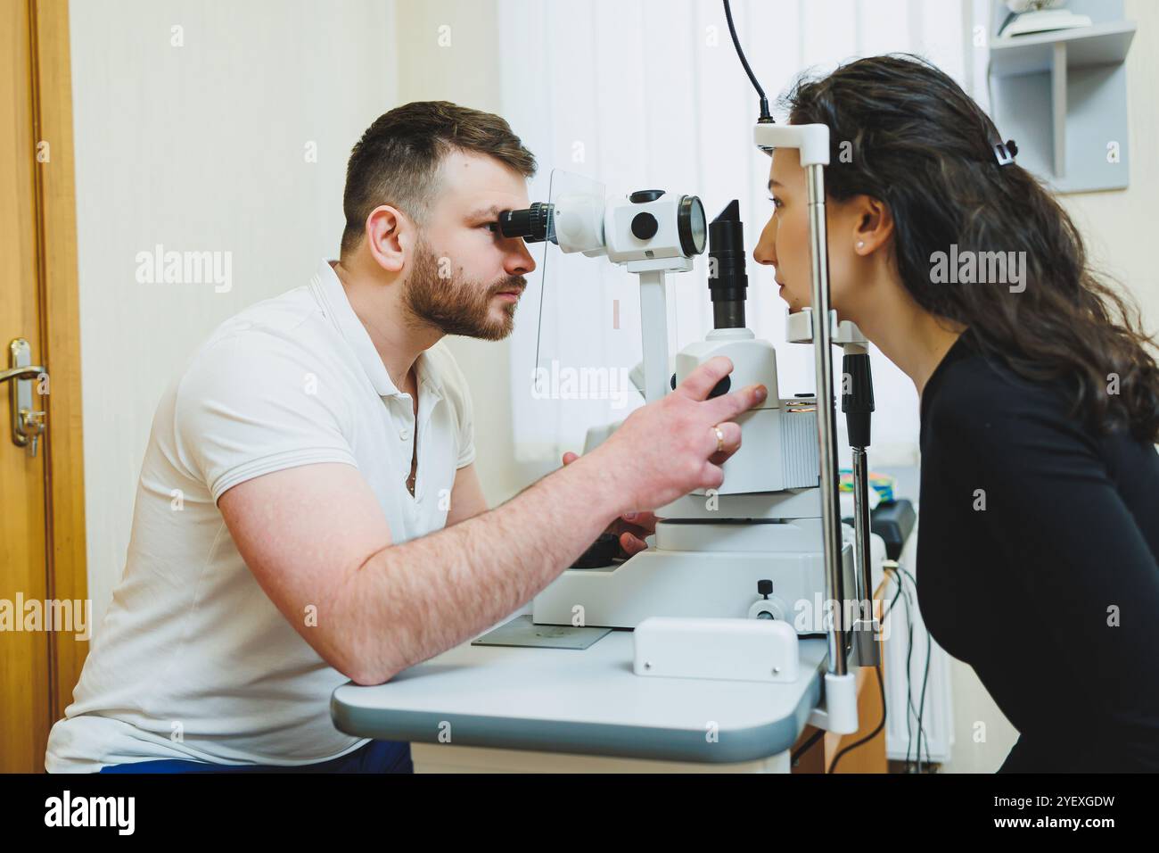 Examination of vision on modern ophthalmological equipment. Eye ...