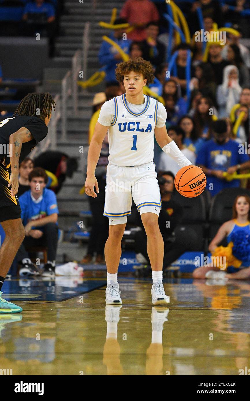 LOS ANGELES, CA - OCTOBER 30: UCLA Bruins guard Trent Perry (1 ...