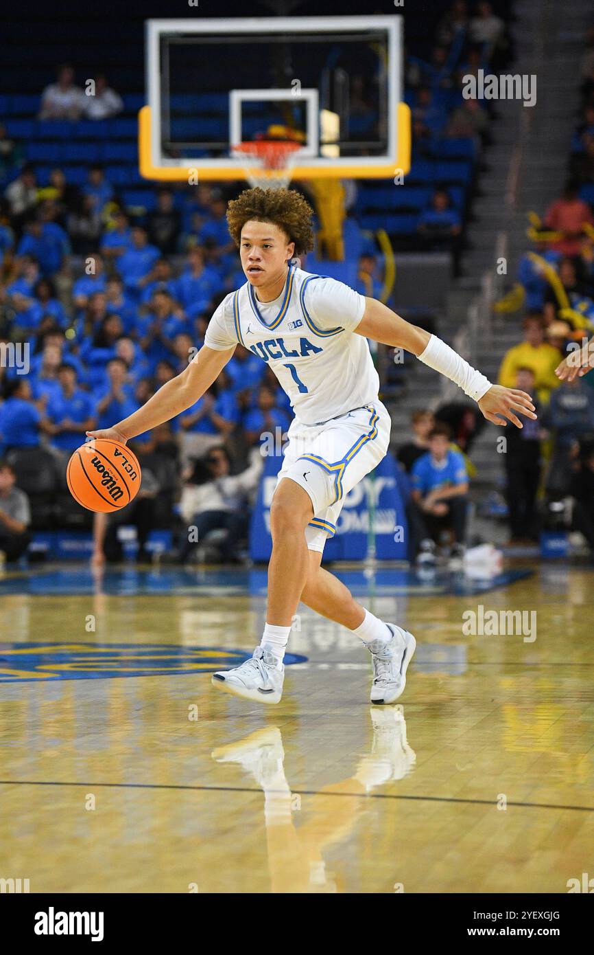 LOS ANGELES, CA - OCTOBER 30: UCLA Bruins guard Trent Perry (1 ...