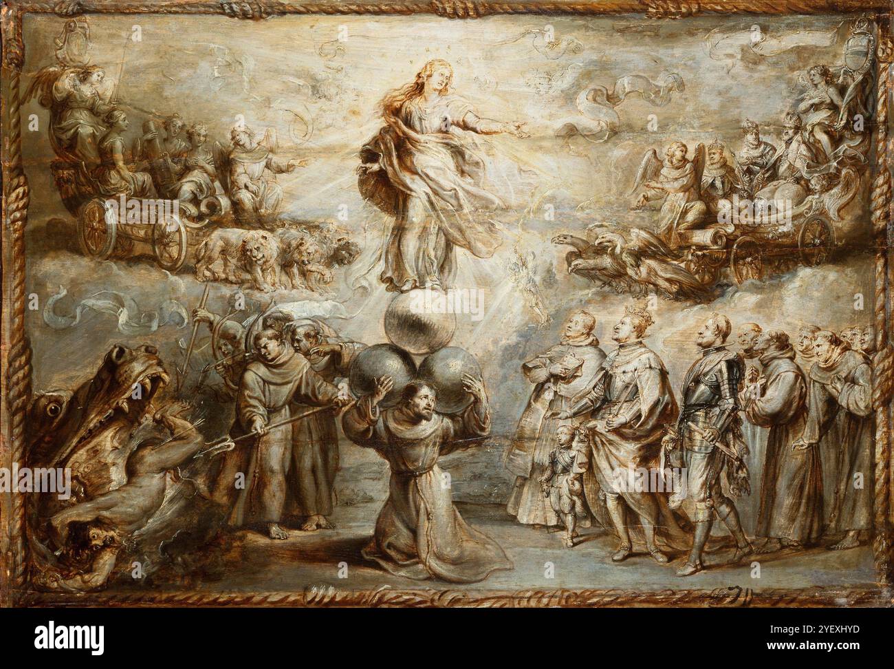 Franciscan Allegory in Honor of the Immaculate Conception 1631-1632 ...