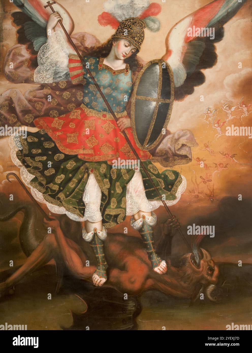 Saint Michael the Archangel 18th century Artist/maker unknown, Peruvian ...