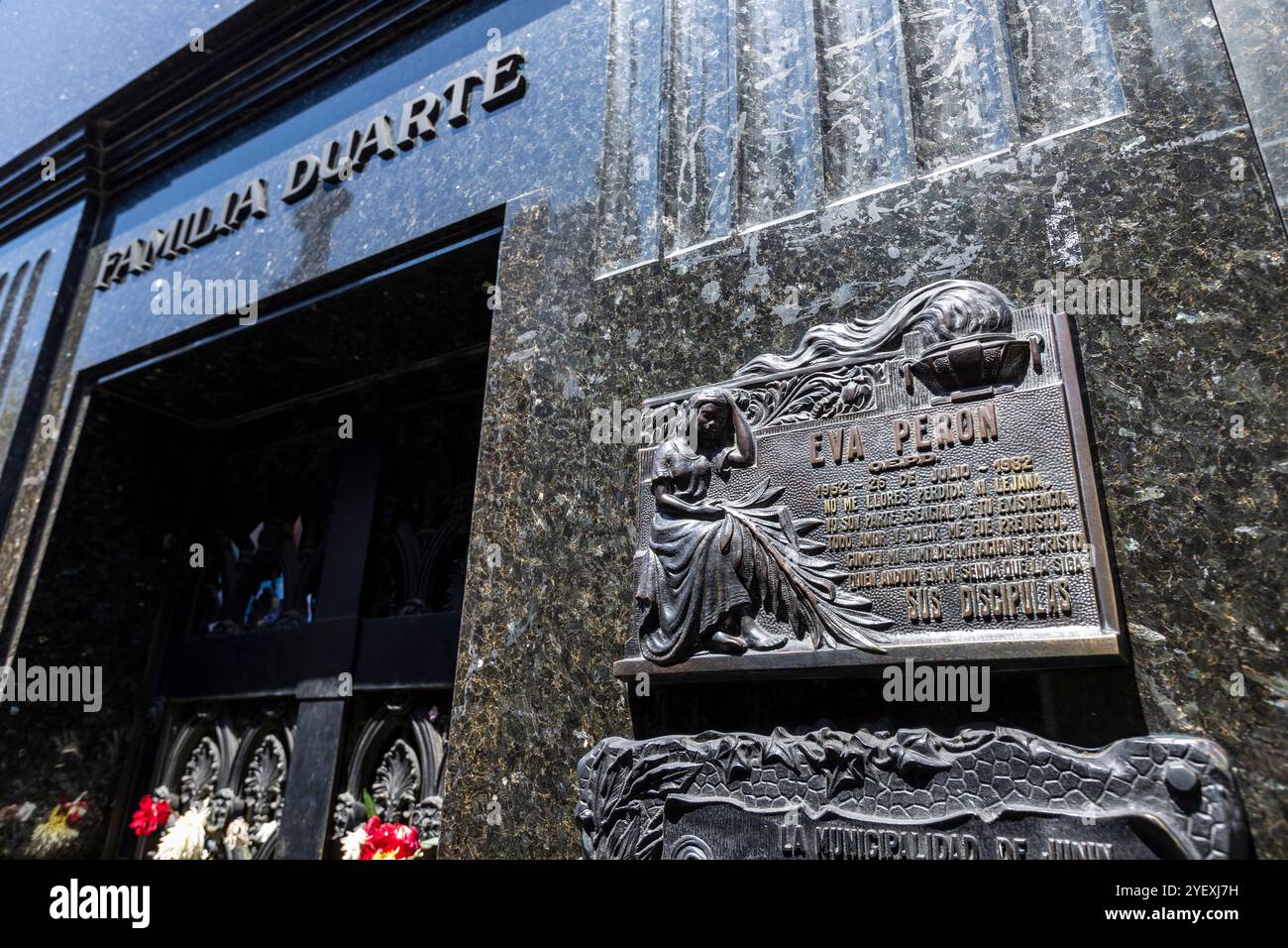 Buenos Aires, Argentina - jan31, 2024 -The tomb of Maria Eva Duarte de ...