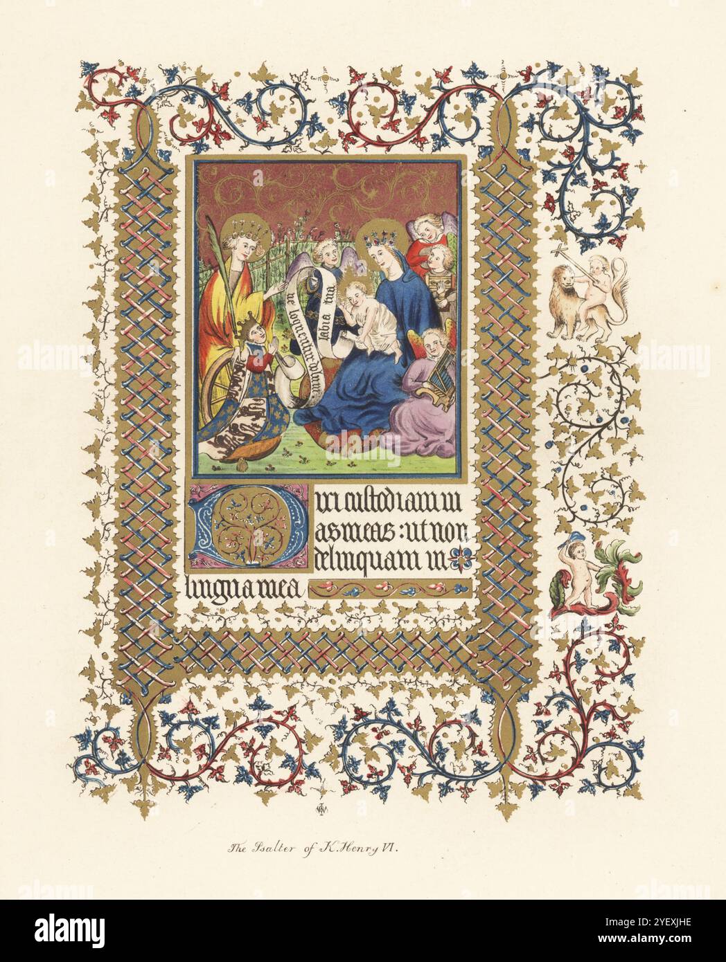 Psalter of King Henry VI of England, 15th century, Cottonian MS ...