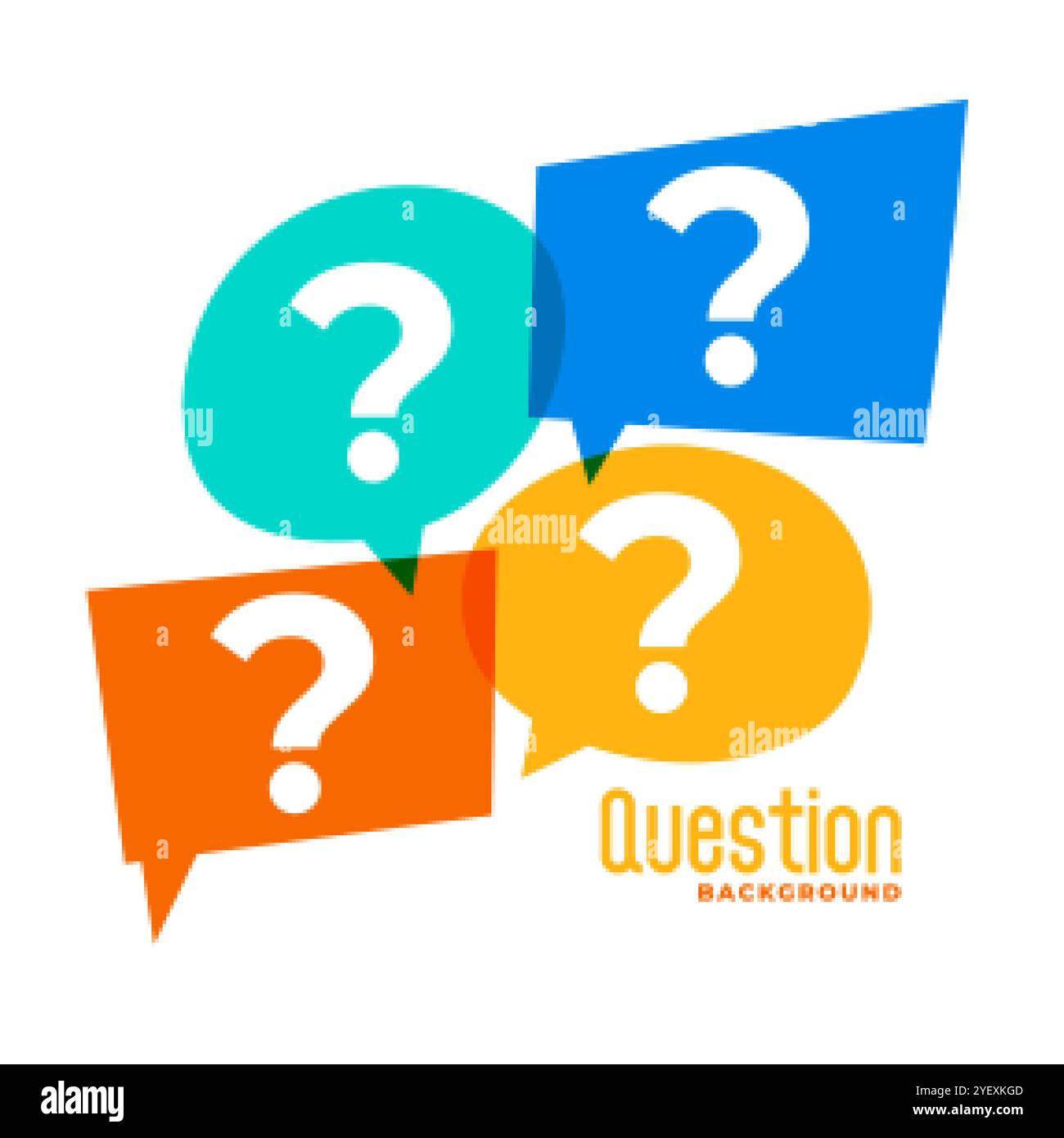 Colors message bubble speech Cut Out Stock Images & Pictures - Alamy