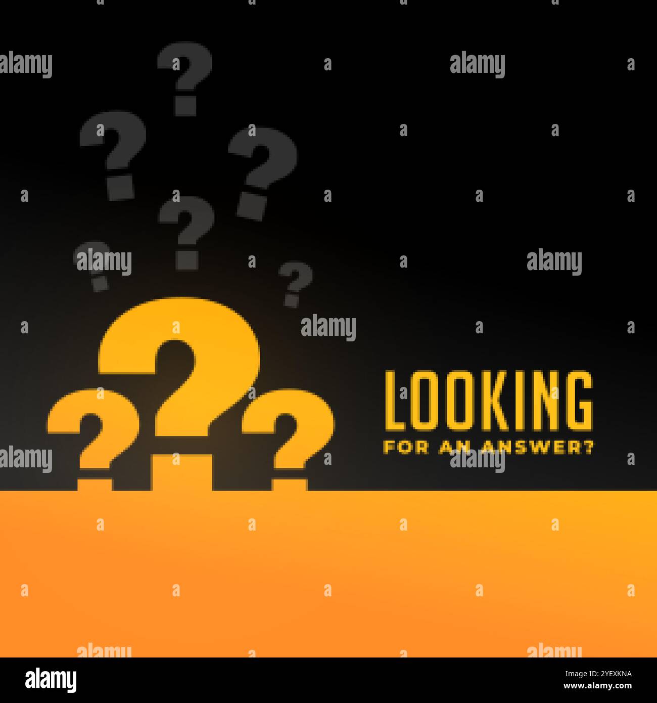 questions and answers FAQ template for web use Stock Vector Image & Art ...