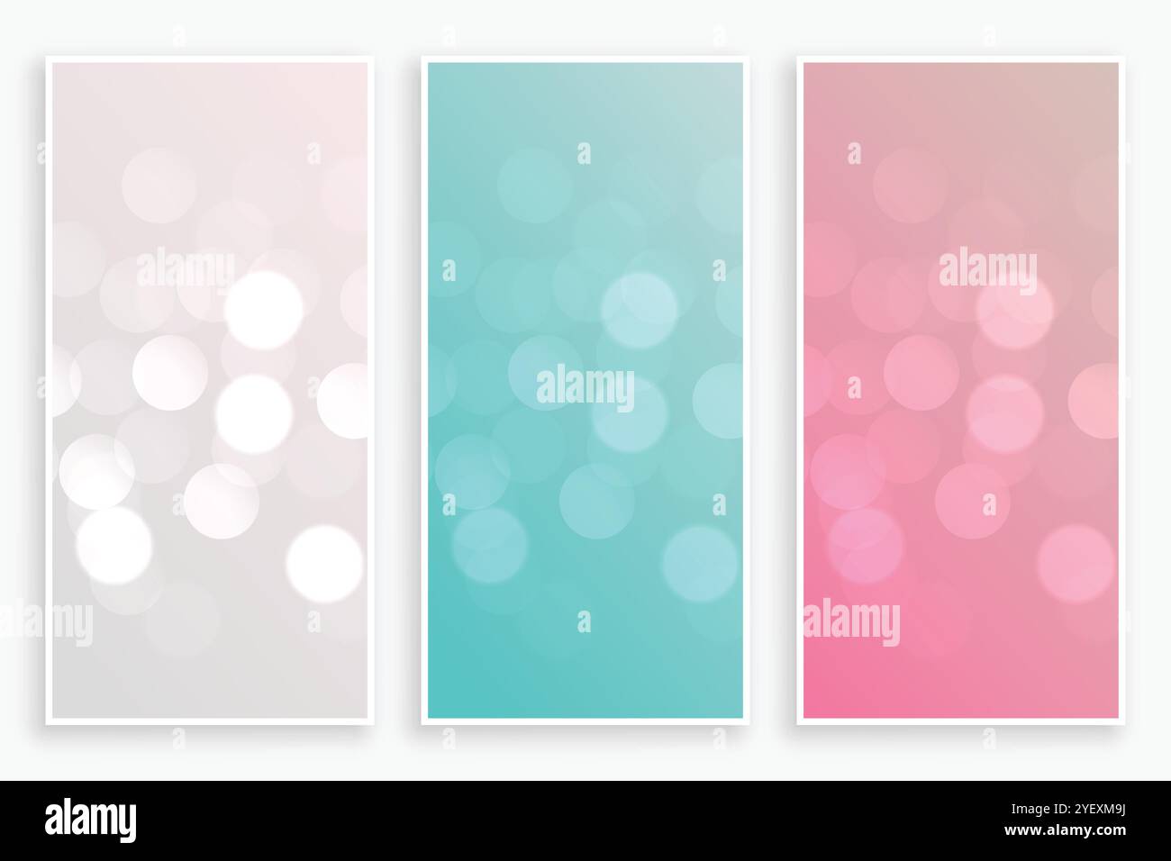 Vertical banners in pastel Stock Vector Images - Alamy
