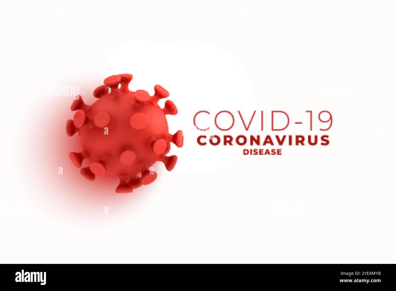 covid19 coronavirus background with 3d cell design Stock Vector Image ...
