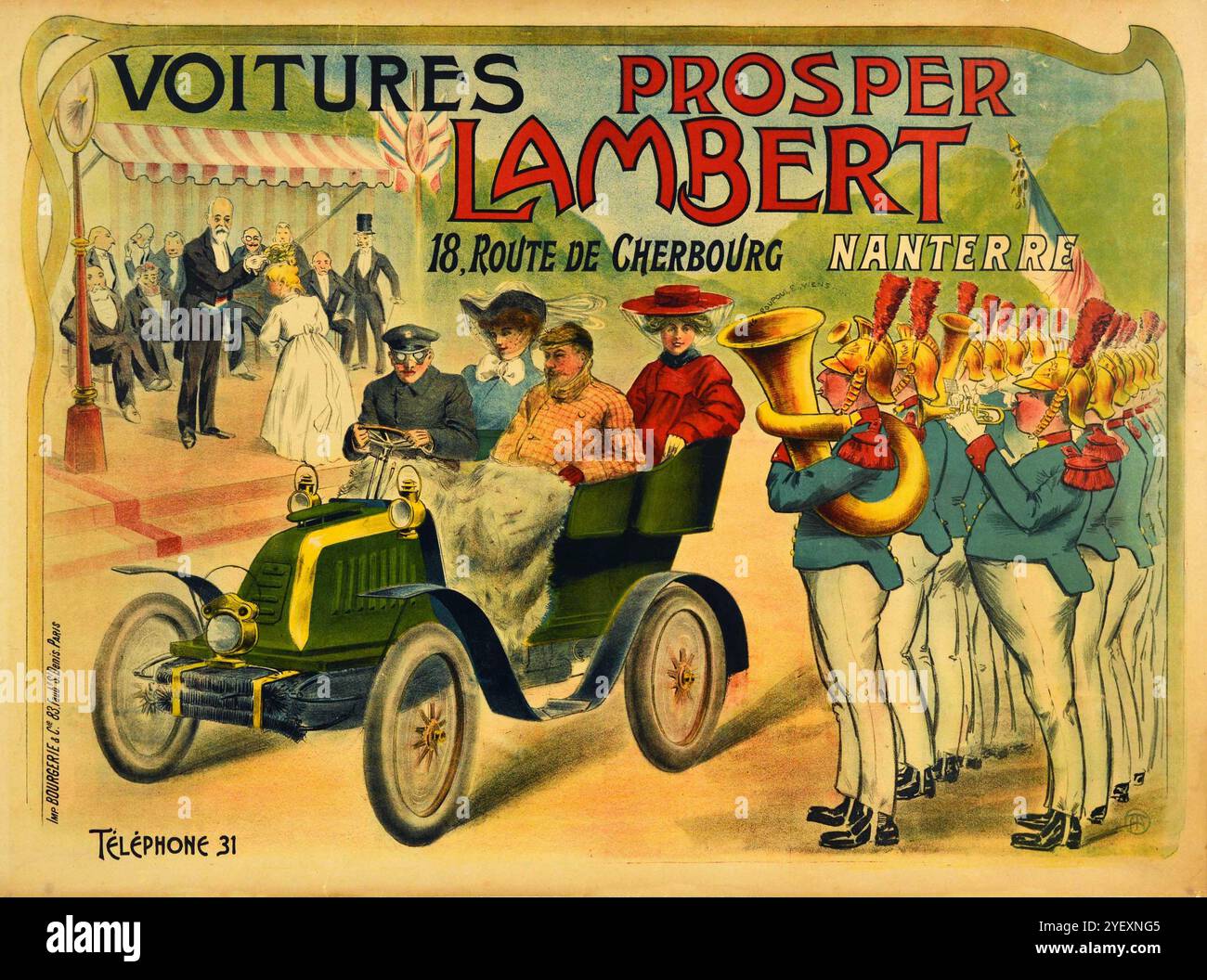 Advertising poster 1900s hi-res stock photography and images - Alamy