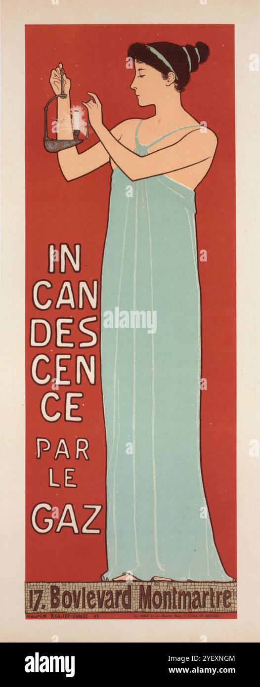 Poster for la Société française d' "Incandescence par le Gaz (Système ...