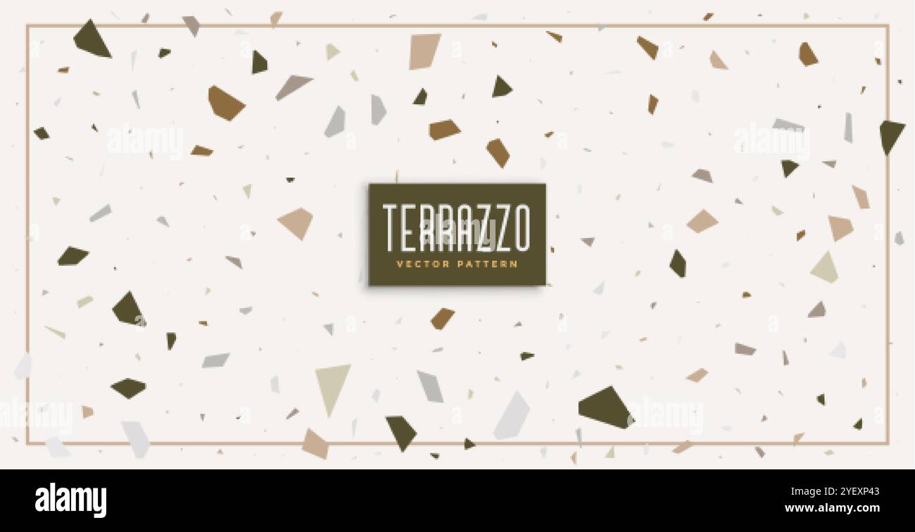 soft white terrazzo pattern texture background design Stock Vector ...