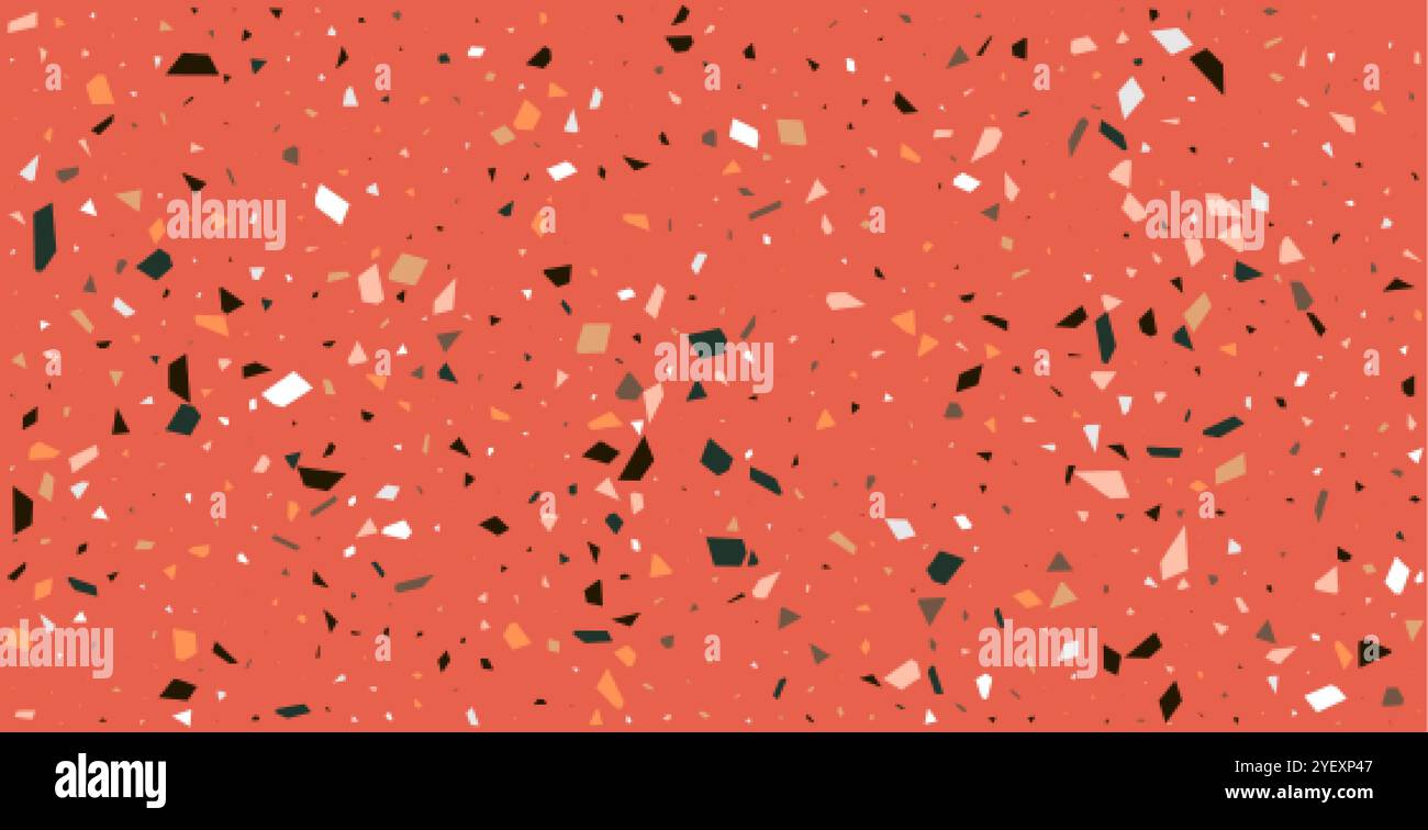 claasic red terrazzo flooring pattern texture background Stock Vector Image & Art - Alamy