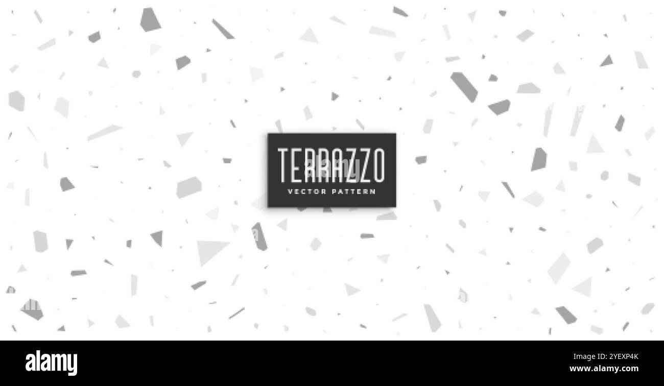 Terrazzo texture gray stone Stock Vector Images - Alamy
