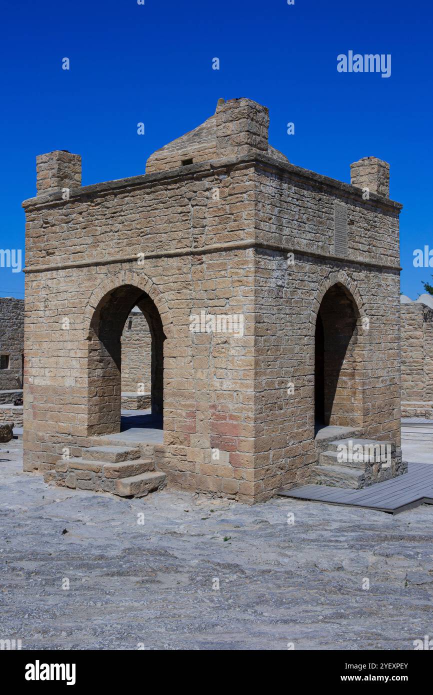 The central temple at the 17th century Atashgah Zoroastrian Fire Temple ...
