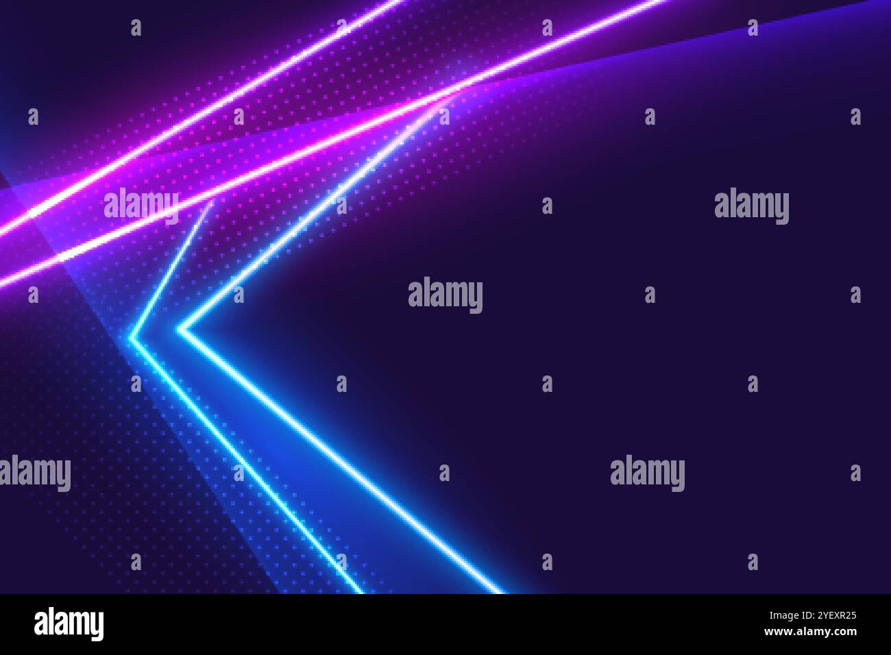 Abstract neon blue lights cyber Stock Vector Images - Alamy