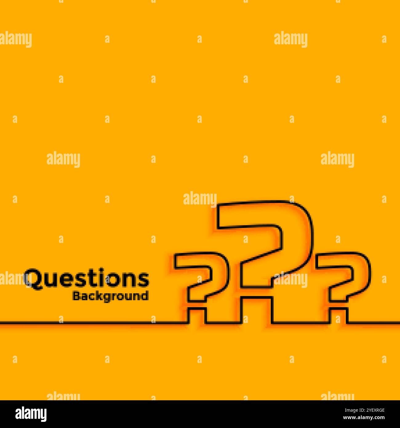 minimal line style question mark background Stock Vector Image & Art ...