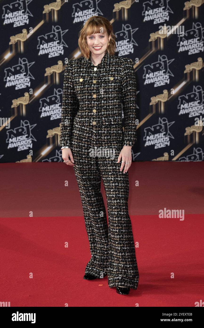 Claire Romain attends the 26th NRJ Music Awards on November 01, 2024 in ...