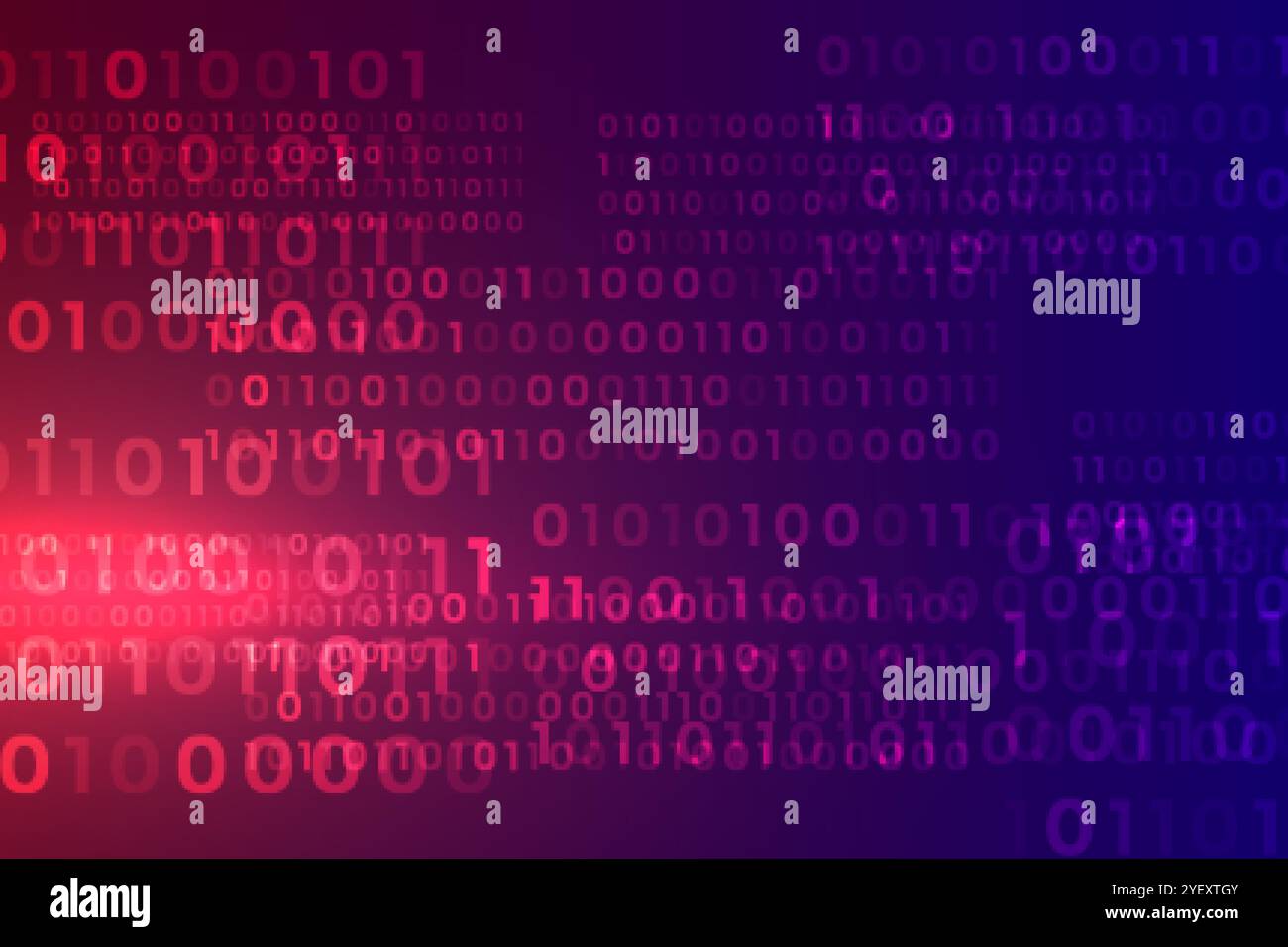 Digital Binary Code Algorithm Stream Matrix Background Stock Vector Image And Art Alamy