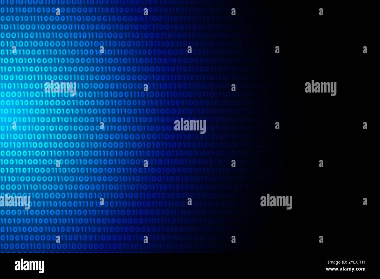 blue digital binary code data numbers background design Stock Vector Image & Art - Alamy