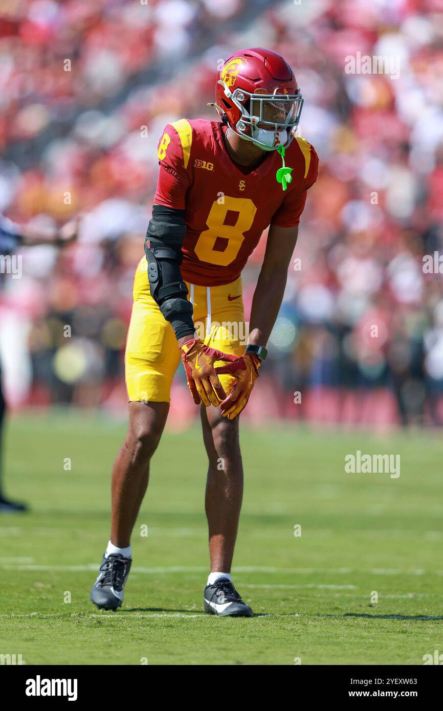 LOS ANGELES, CA - OCTOBER 12: USC Trojans wide receiver Ja'Kobi Lane (8 ...
