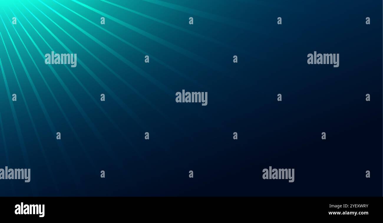 abstract blue background with light rays falloff Stock Vector Image ...
