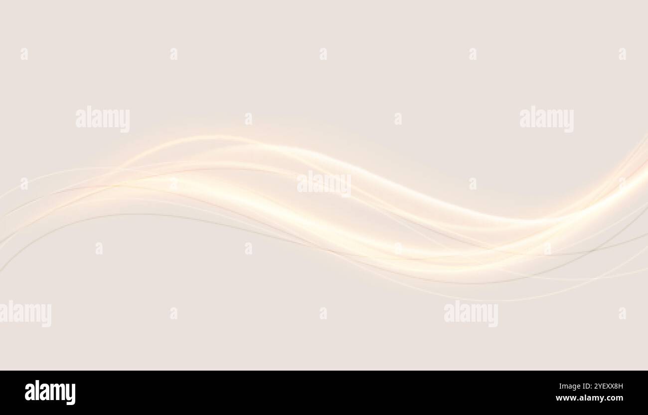 abstract glowing wave light effect background design Stock Vector Image ...