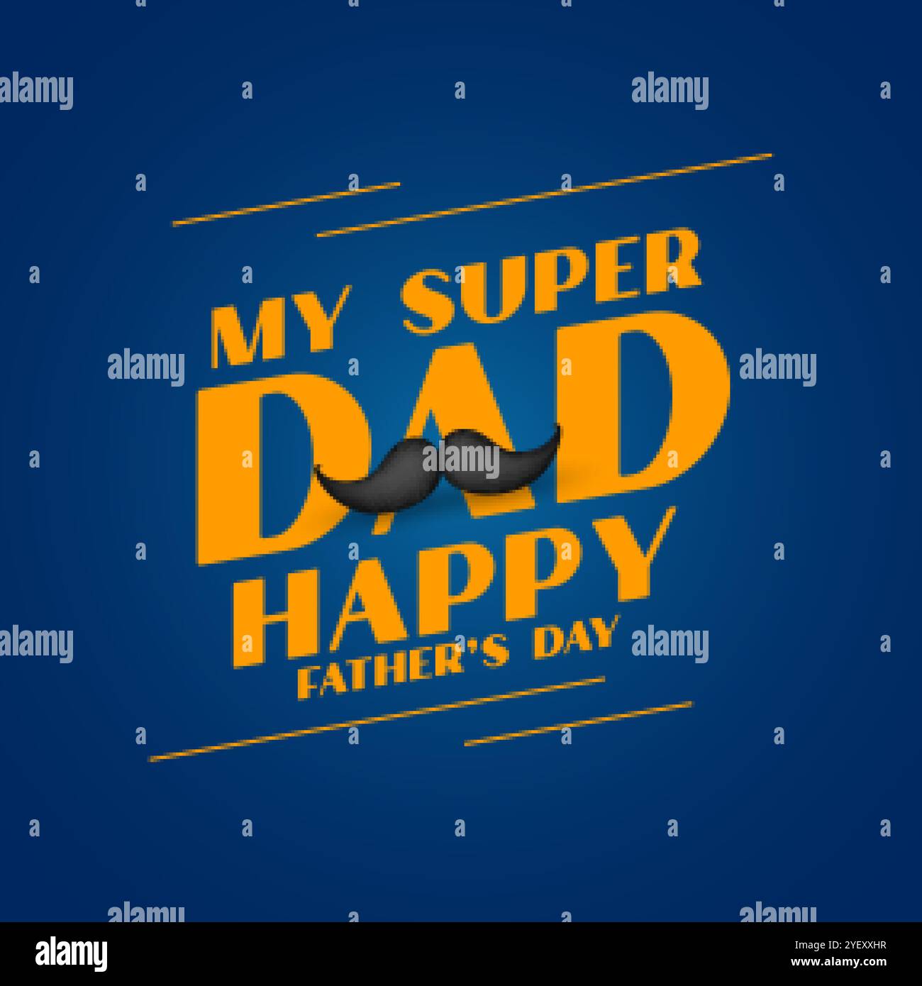 super dad happy fathers day card design Stock Vector Image & Art - Alamy