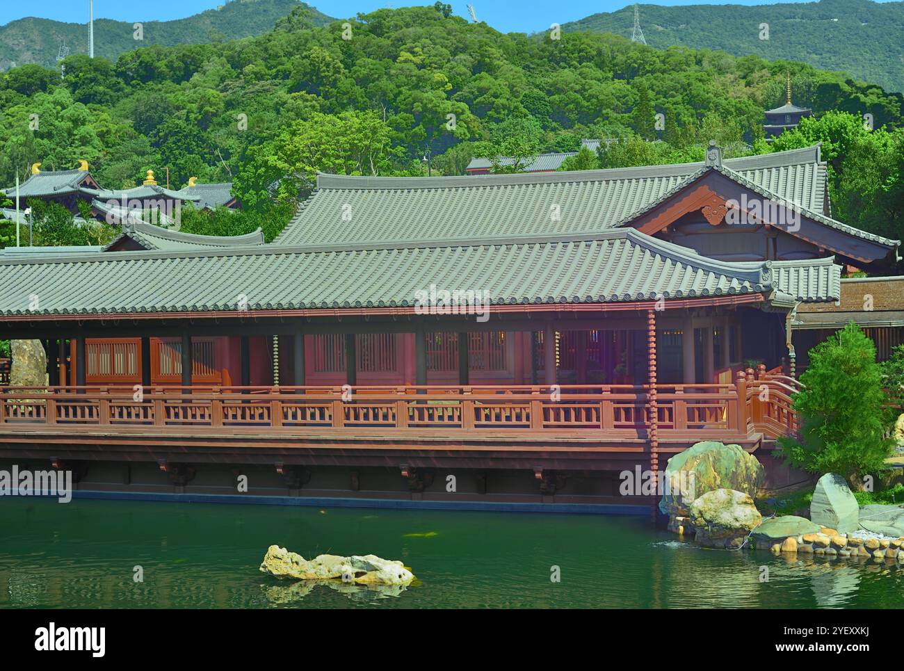 Railing and pavilion hi-res stock photography and images - Alamy