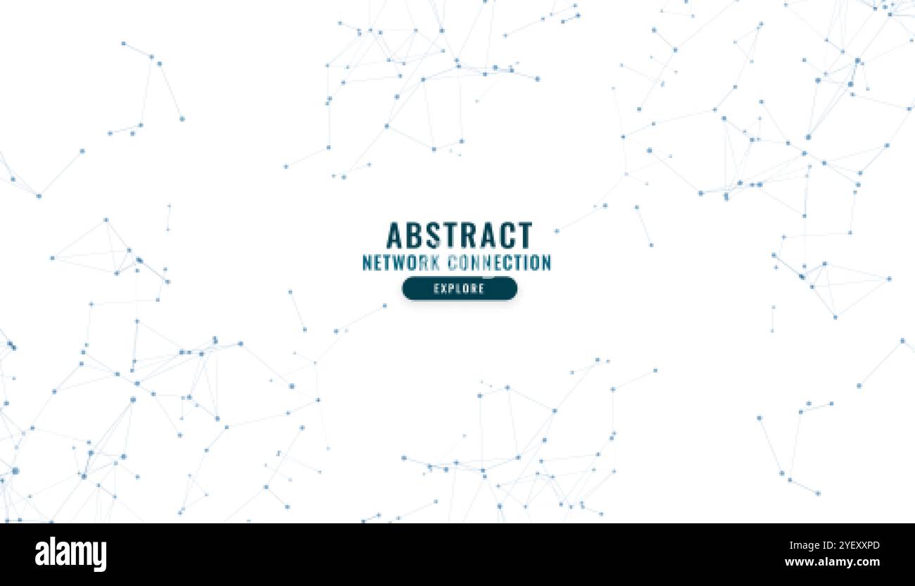 low poly digital network lines connecting mesh background Stock Vector ...