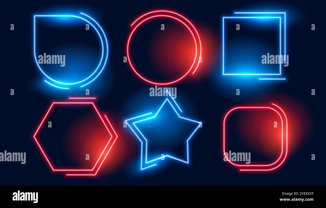 Light blue frames Stock Vector Images - Alamy