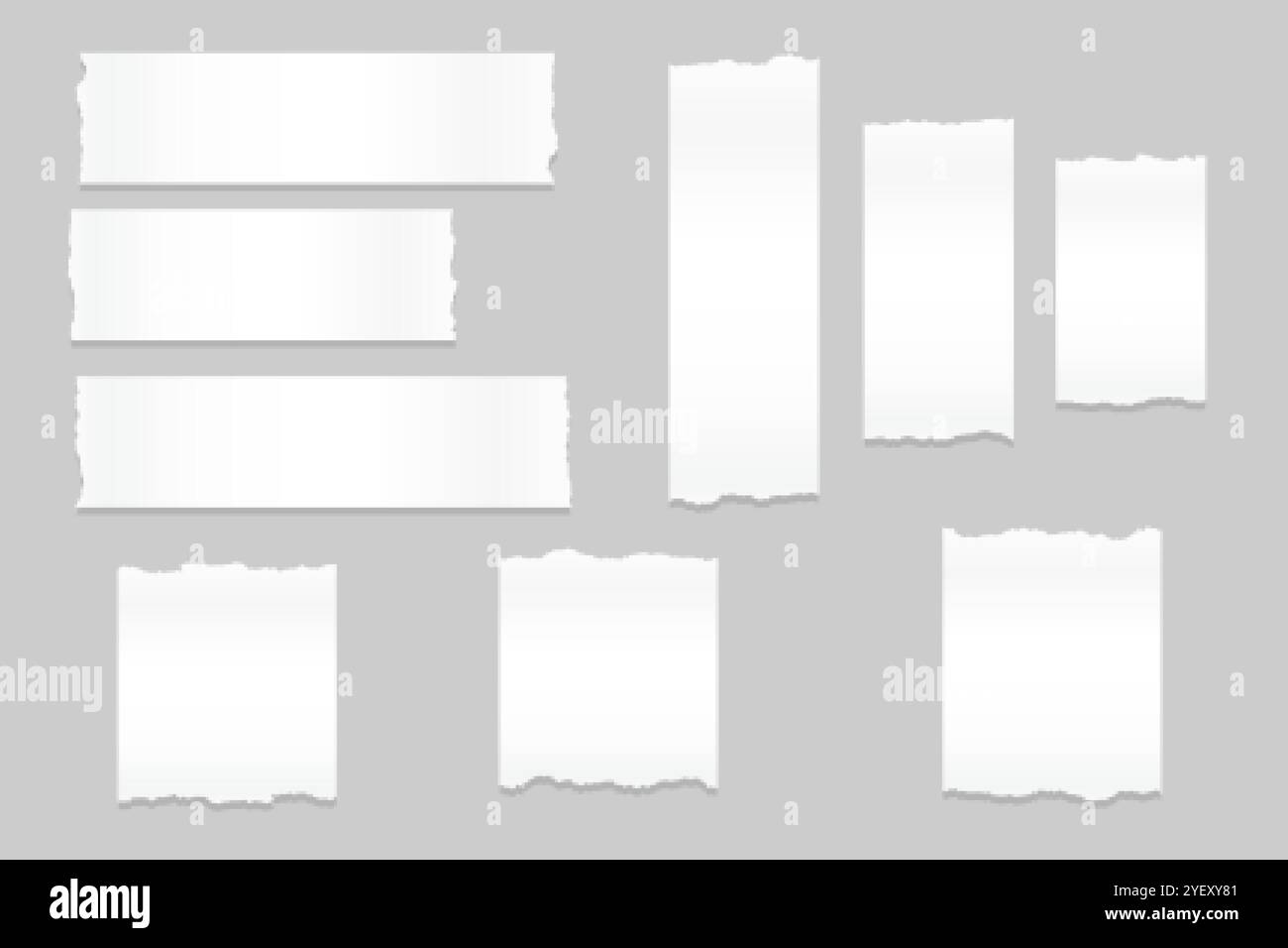 Paper scrap Stock Vector Images - Alamy