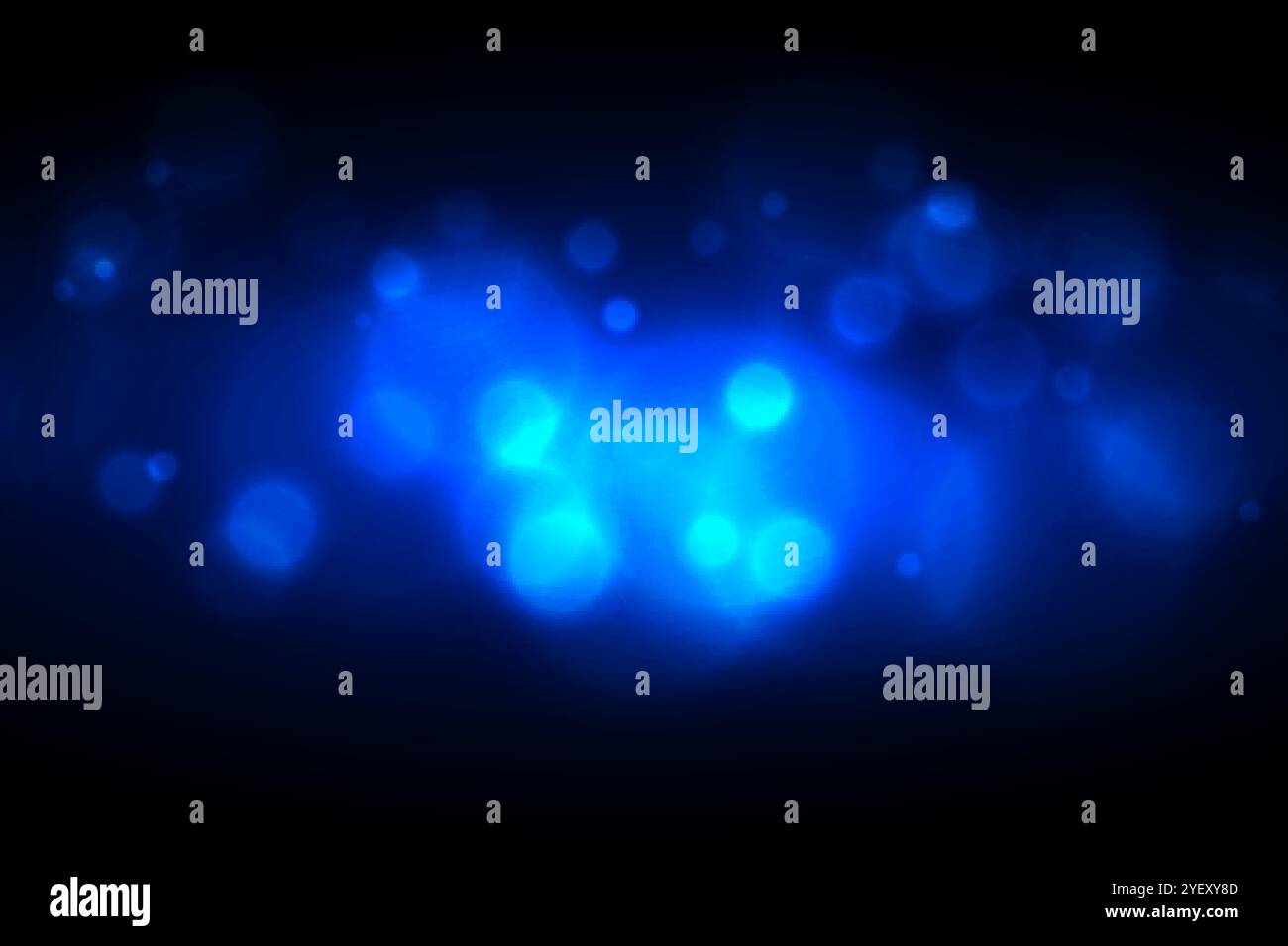 glowing blue bokeh light effect background design Stock Vector Image ...