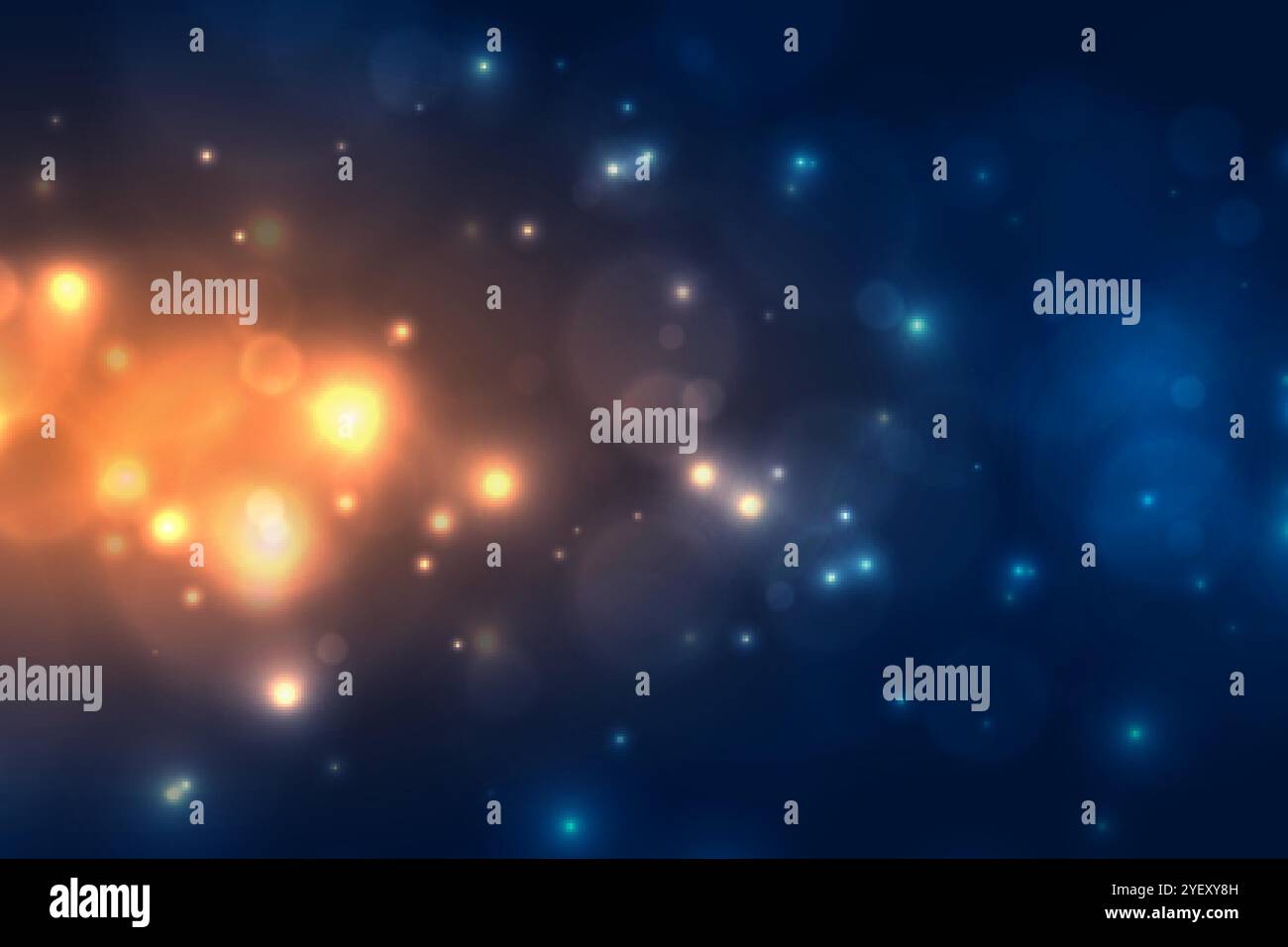 beautiful sparkling bokeh light effect background design Stock Vector ...