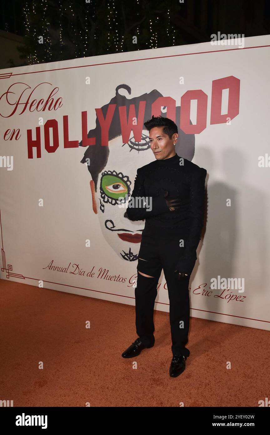 Carlos Eric Lopez arrives at the fourth annual Dia de Muertos Gala on ...