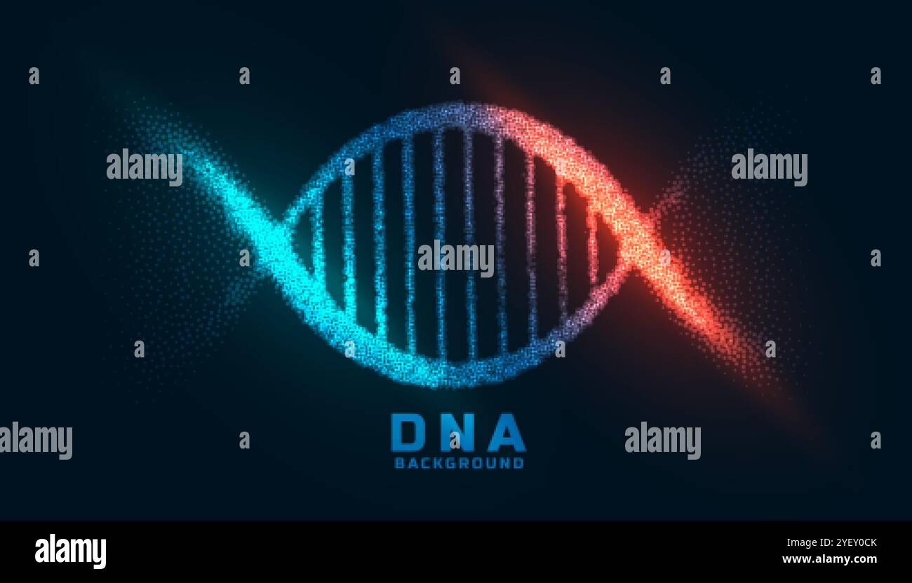 Dna particles Stock Vector Images - Alamy