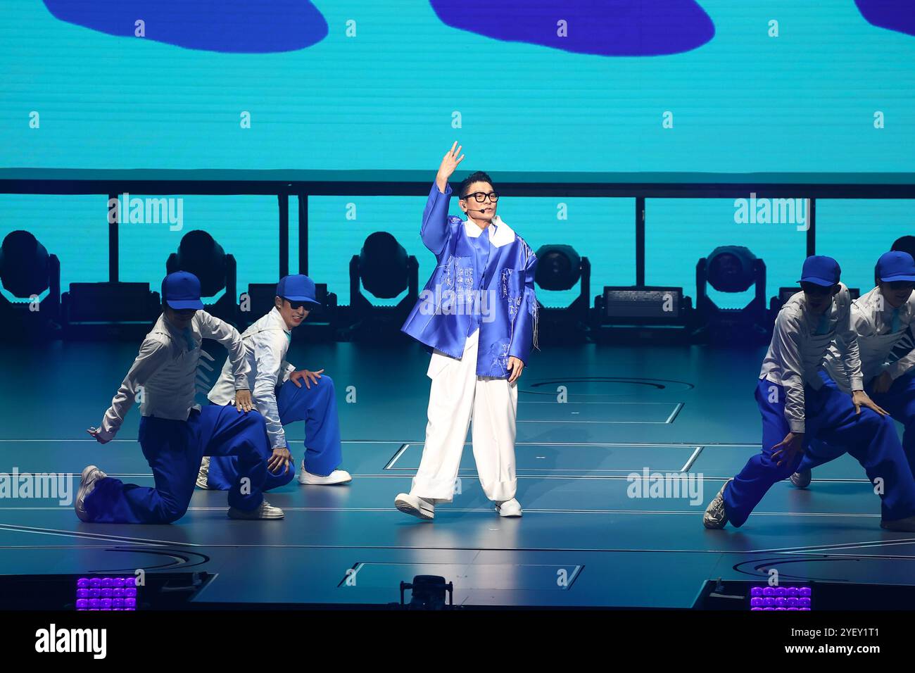 TAIPEI, CHINA - NOVEMBER 1, 2024 - Singer Andy Lau performs at the ...