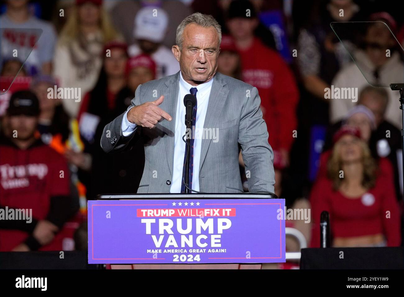 Robert F. Kennedy Jr., speaks before Republican presidential nominee ...