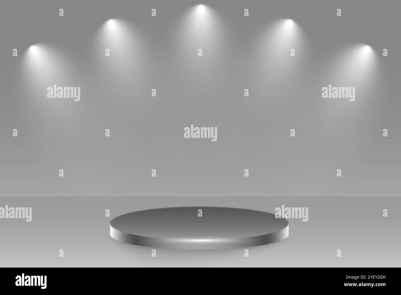 podium stage with spotlight focus background design Stock Vector Image ...
