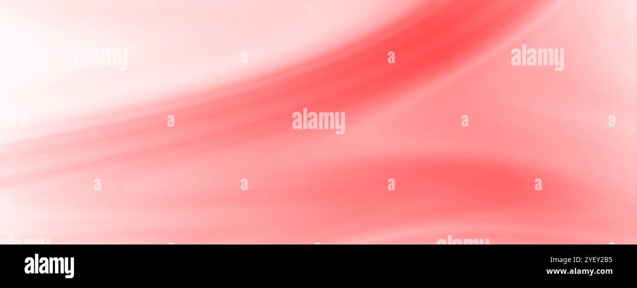 soft pink beautiful smooth wide banner design Stock Vector Image & Art ...