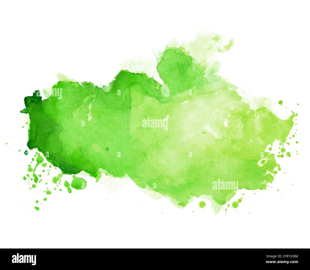 Green ink in water Stock Vector Images - Alamy