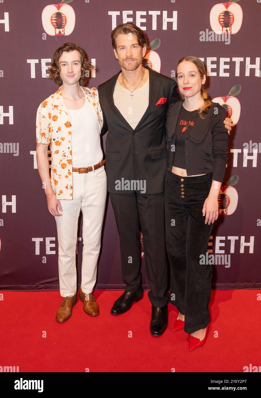 Will Connolly, Andy Karl, Alyse Alan Louis attend Off-Broadway opening ...