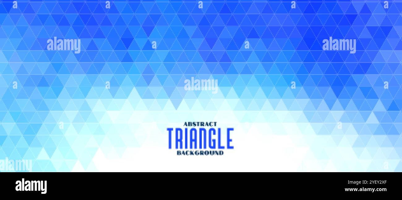 abstract triangle blue pattern shape banner design Stock Vector Image ...