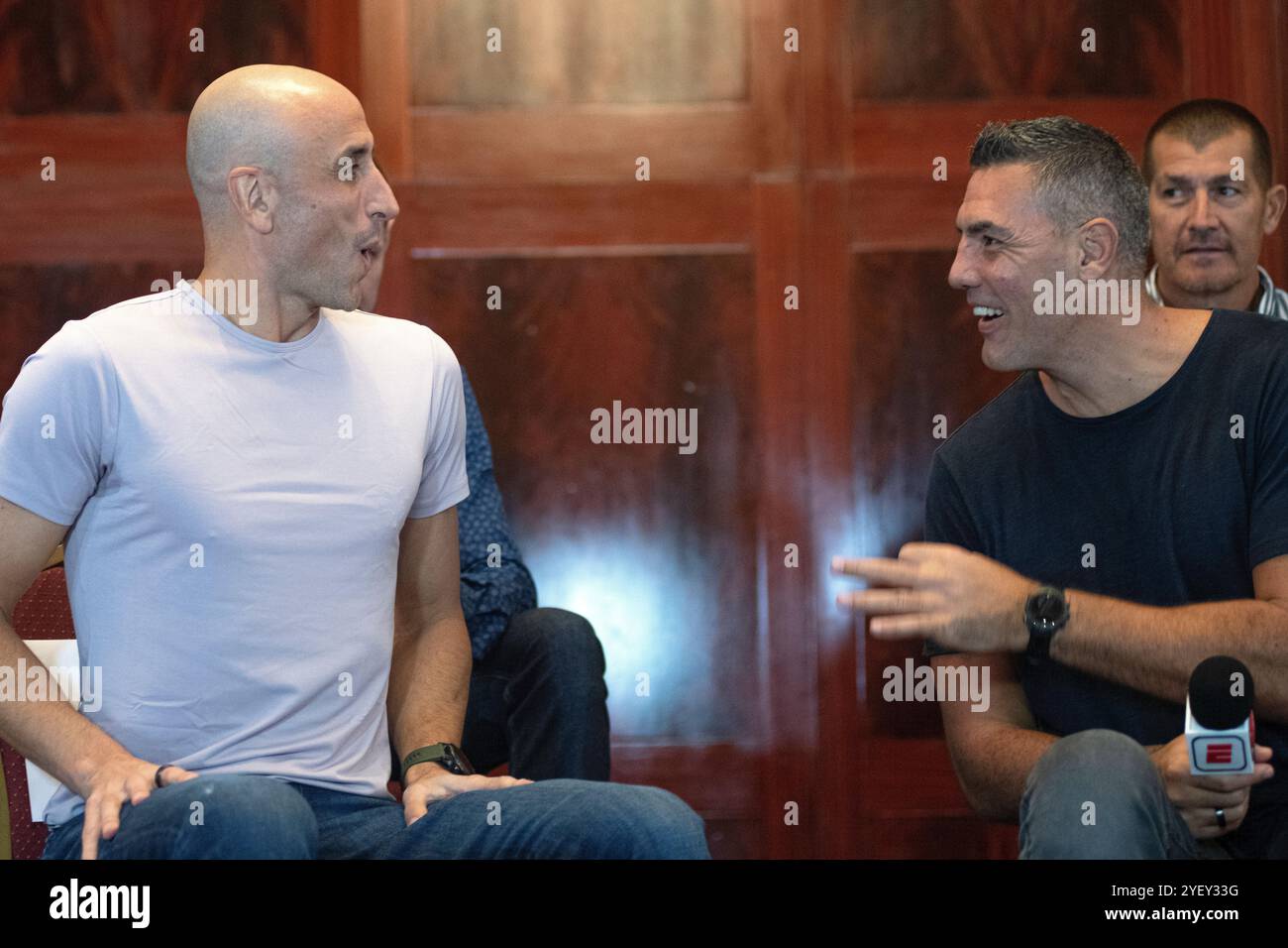 Buenos Aires (1st November 2024). Manu Ginobili and Lusi Scola. The ...