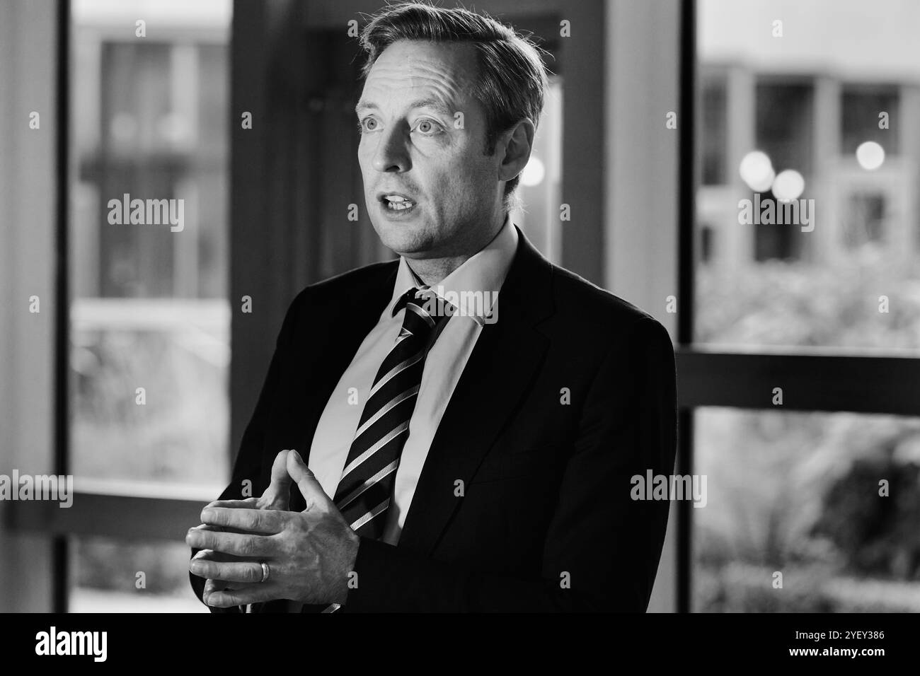 Edinburgh Scotland, UK 31 October 2024. Liam Kerr MSP at the Scottish ...