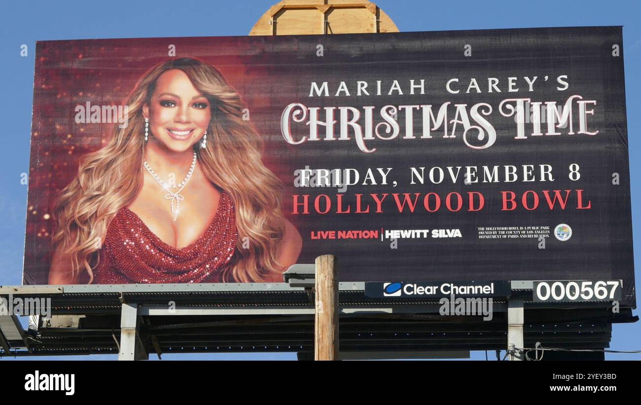Los Angeles, California, USA 1st November 2024 Mariah Carey Christmas ...
