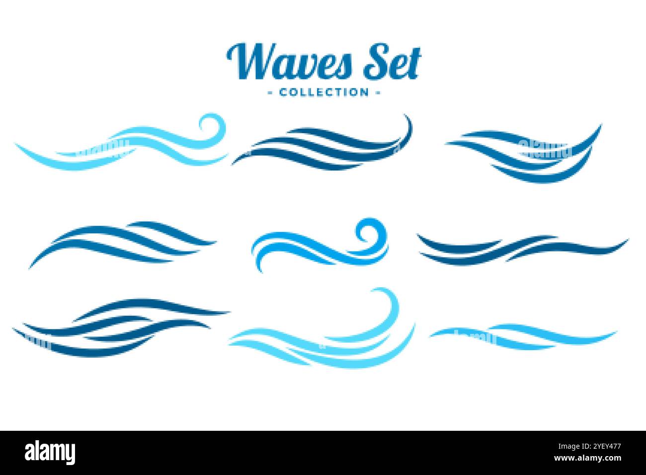 Abstract waves logo hi-res stock photography and images - Alamy