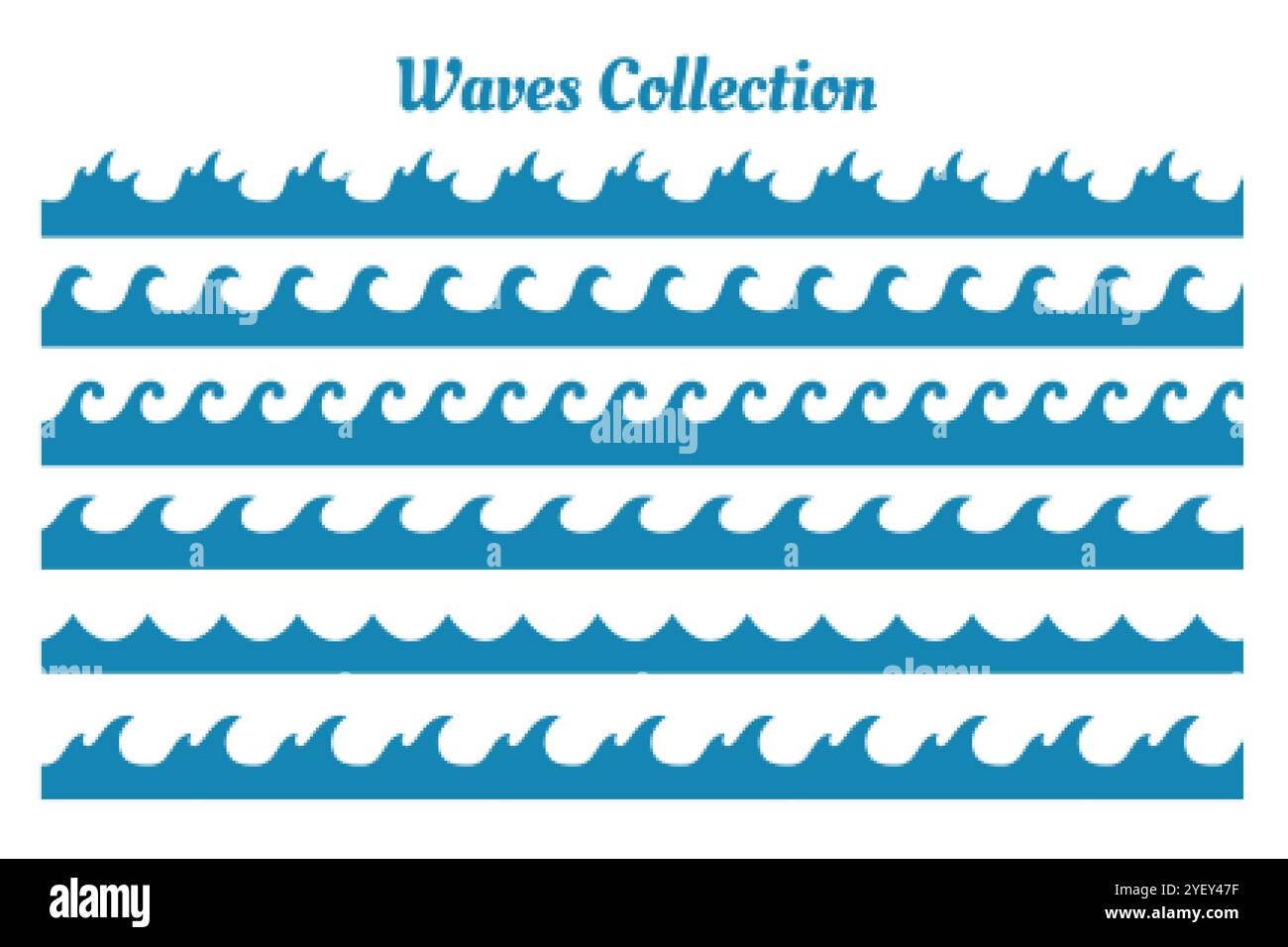 Fluid wave patterns set hi-res stock photography and images - Alamy